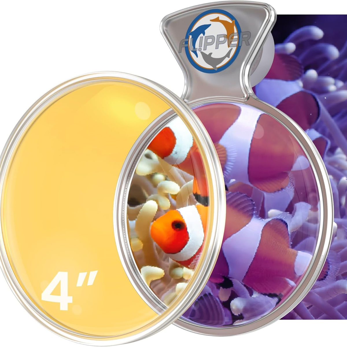 DeepSee Viewer Clear 4" - Orange Filter – Reef Goods