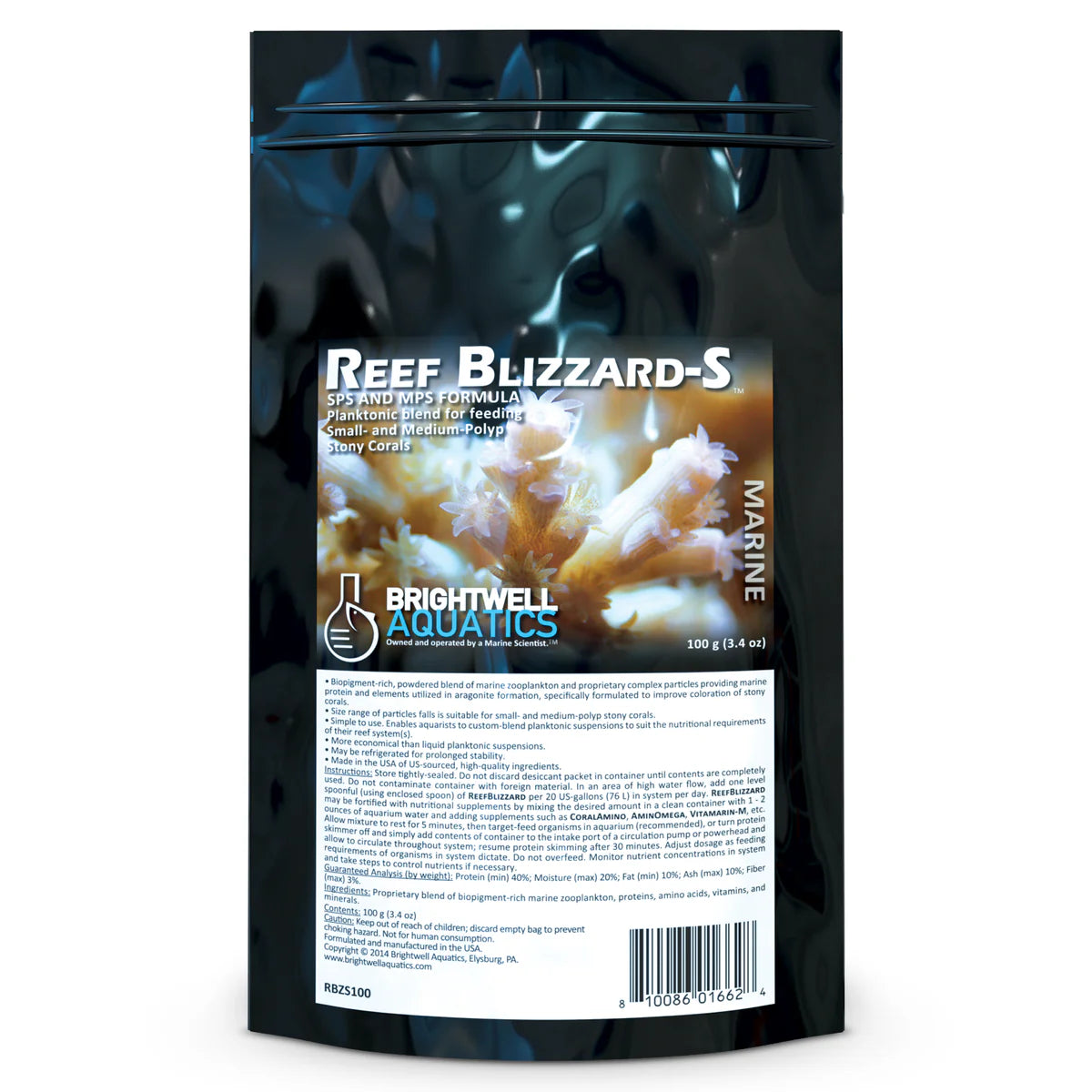 Reef Blizzard-S Planktonic Coral Food – Reef Goods