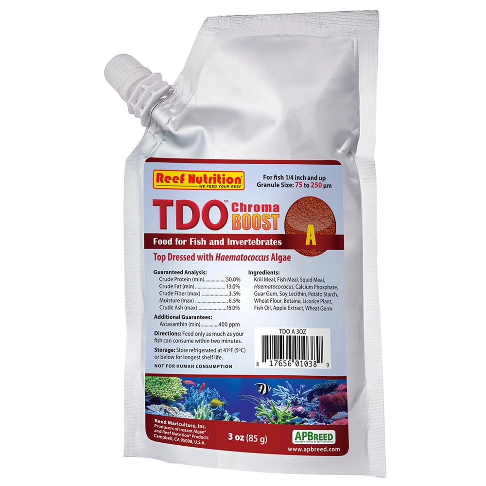 TDO-A Chroma Boost Fish Food – Reef Goods