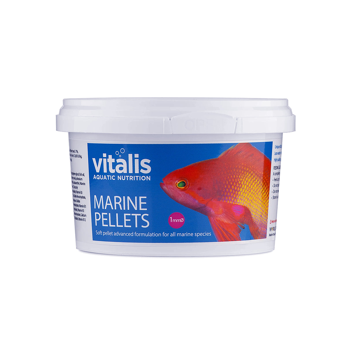 Vitalis Marine Pellets 140gm – Reef Goods
