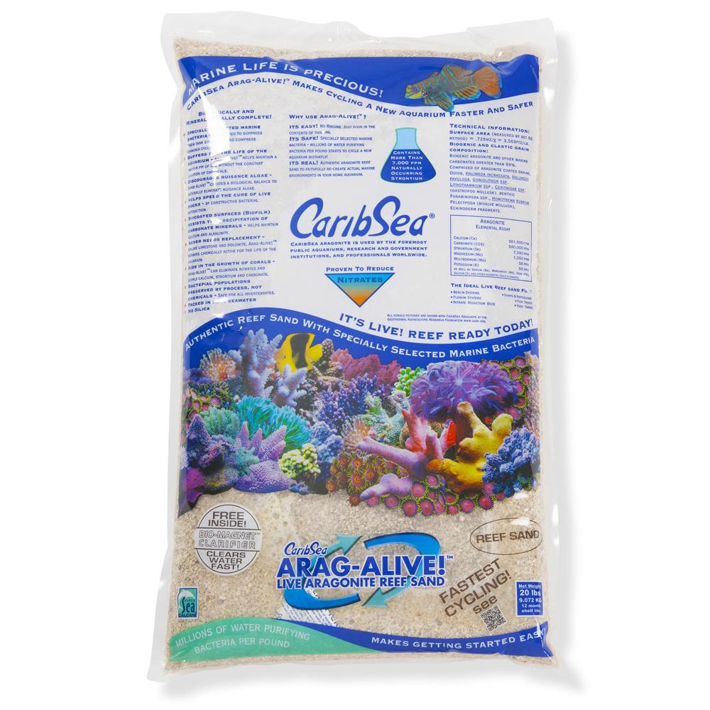 CaribSea Special Grade Arag-Alive! Live Reef Sand – Reef Goods
